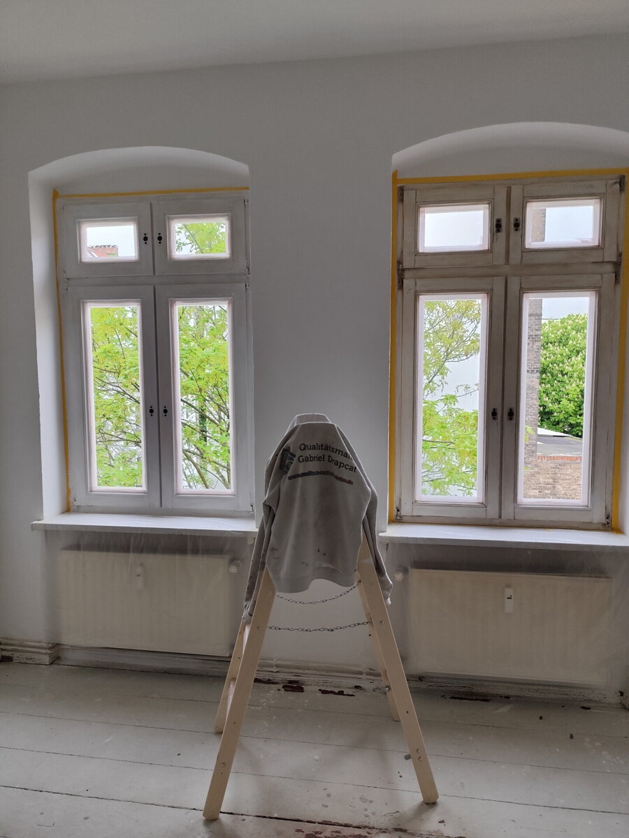 Braune Fenster Wei Streichen Vorher Nachher